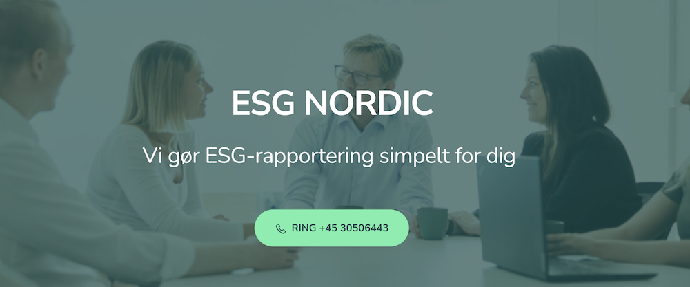 ESG Nordic | Vi gør ESG-rapportering simpelt for dig